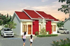 Desain Rumah Warna Merah Minimalis - Jasa Desain Rumah Online