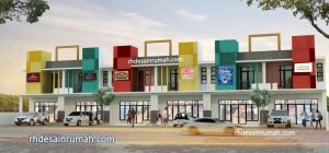 Desain Ruko Minimalis Elegan Terbaik - RHDesainRumah