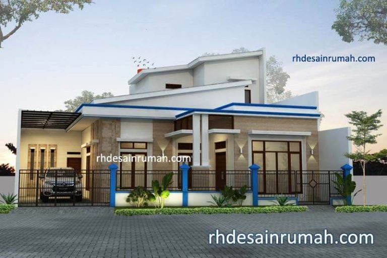 10 Inspirasi Desain Rumah Pilar Batu Alam yang Mewah dan Alami